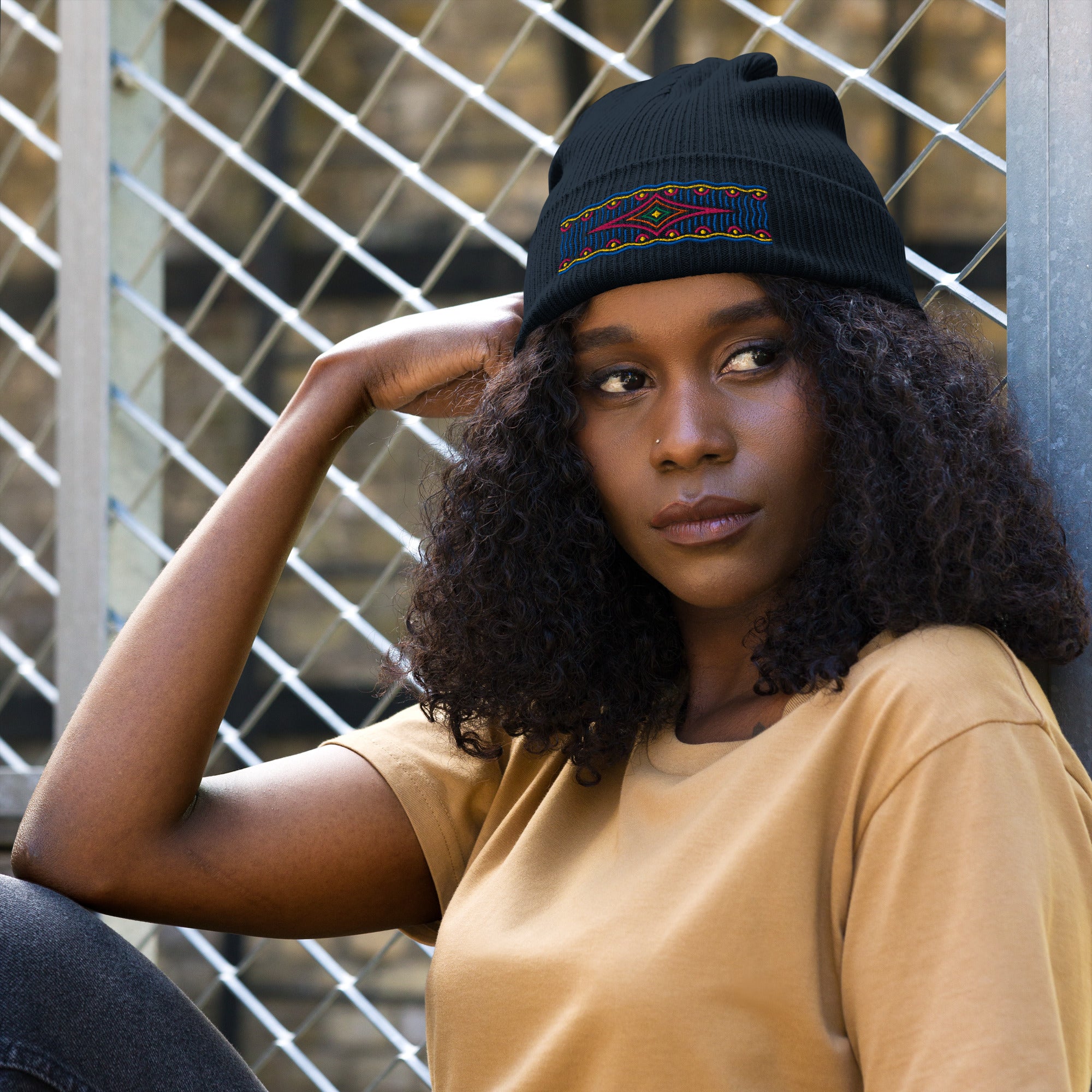 ORGANIC ribbed beanie – Cosmovision Arts